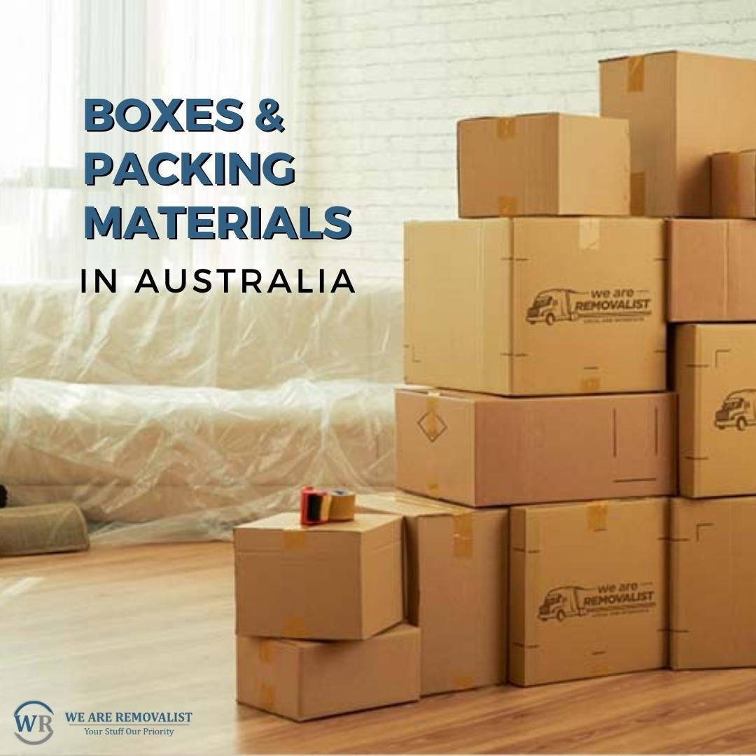 BOXES AND PACKING MATERIALS IN AU - We Are Removalist - Medium