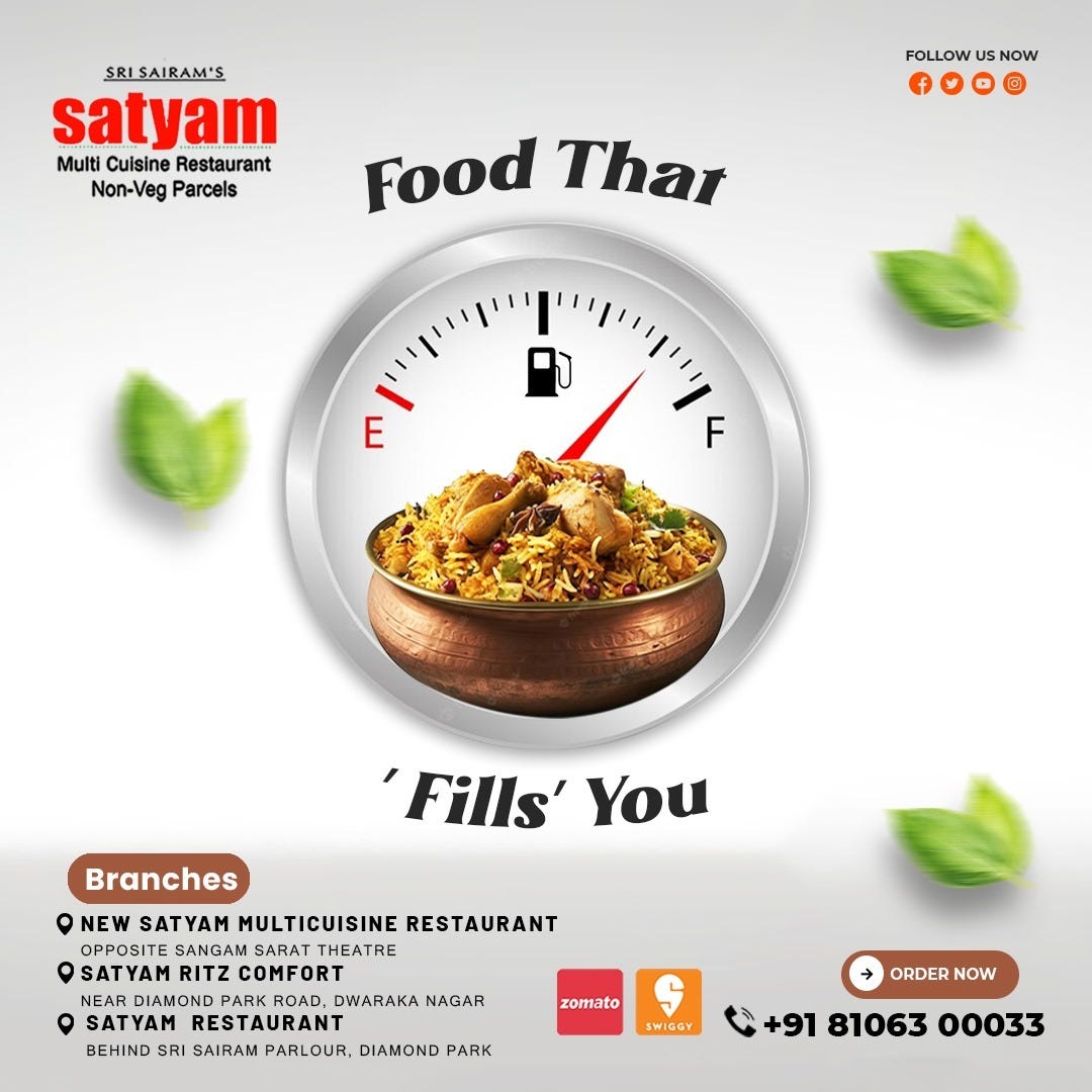 Exploring Vizag’s Best: Satyam Restaurant — Your Ideal Choice for a ...