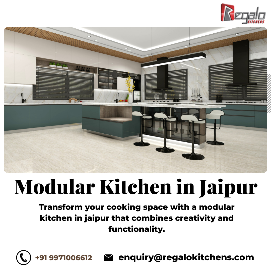 Modular Kitchen in Jaipur - Kitchen Design - Medium