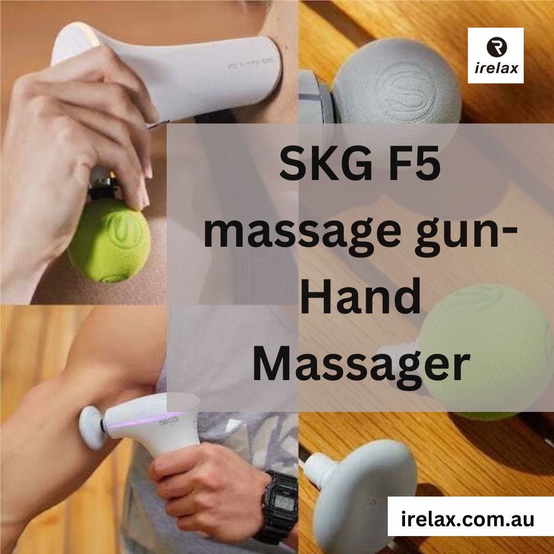 SKG F5 massage gun-Hand Massager - Irelaxau - Medium