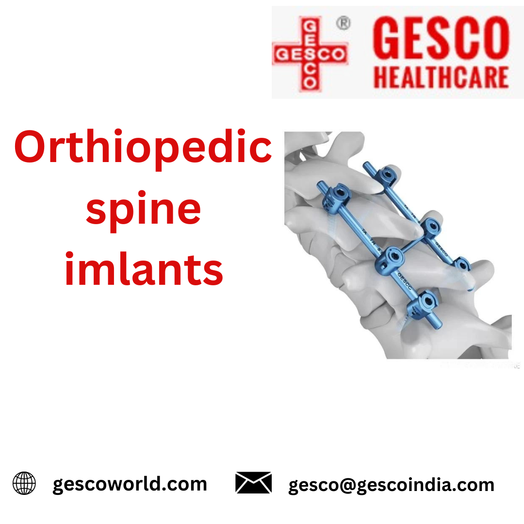 Orthopedic spine implants - Gesco Healthcare - Medium