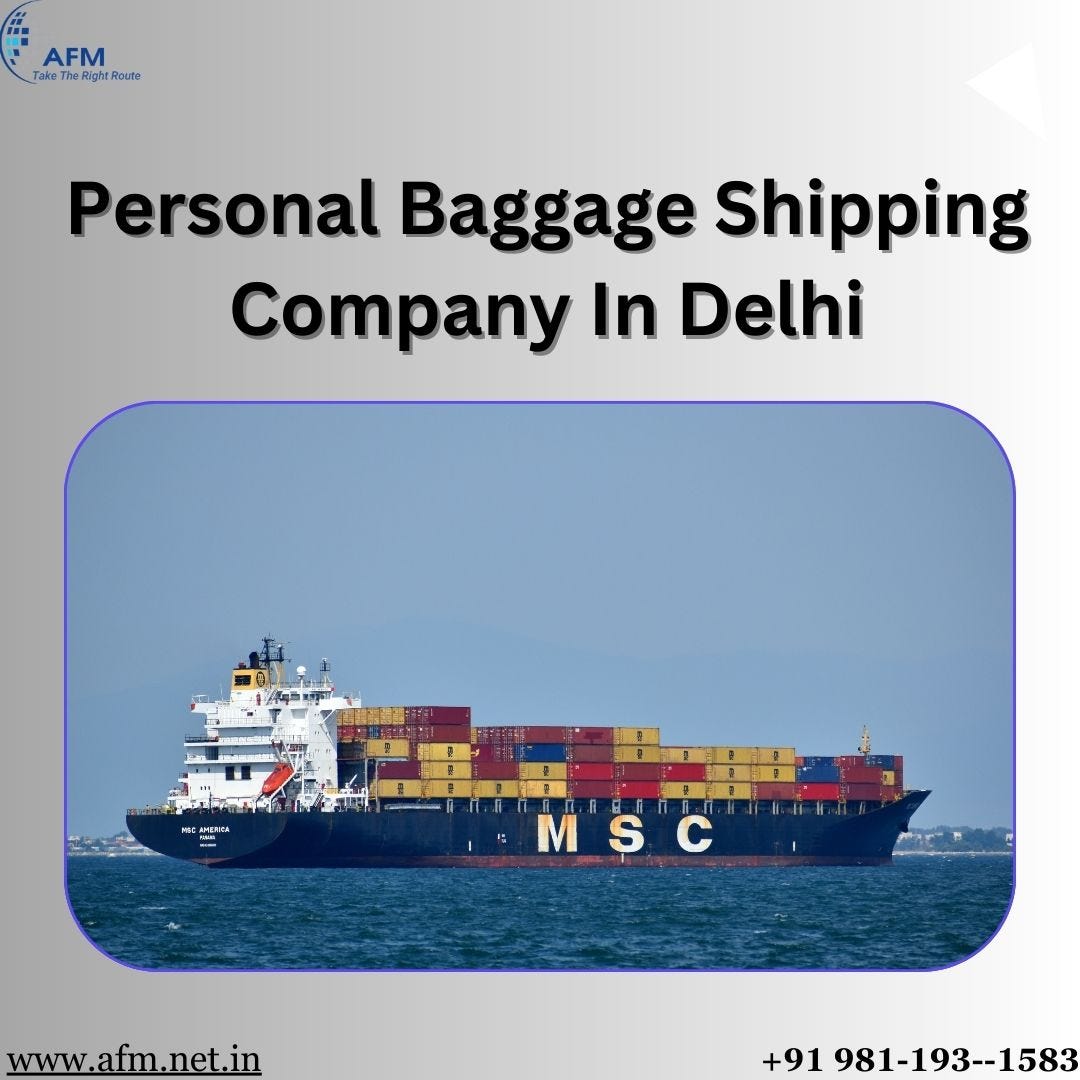 Personal Baggage Shipping Company In Delhi We make sure that you don’t ...