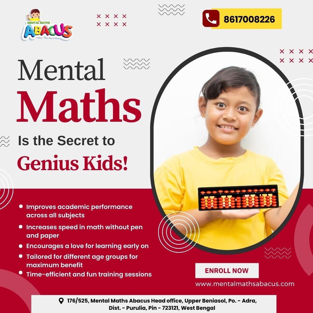Mental Maths Abacus: The Pathway to Exceptional Learning | by Aditya ...