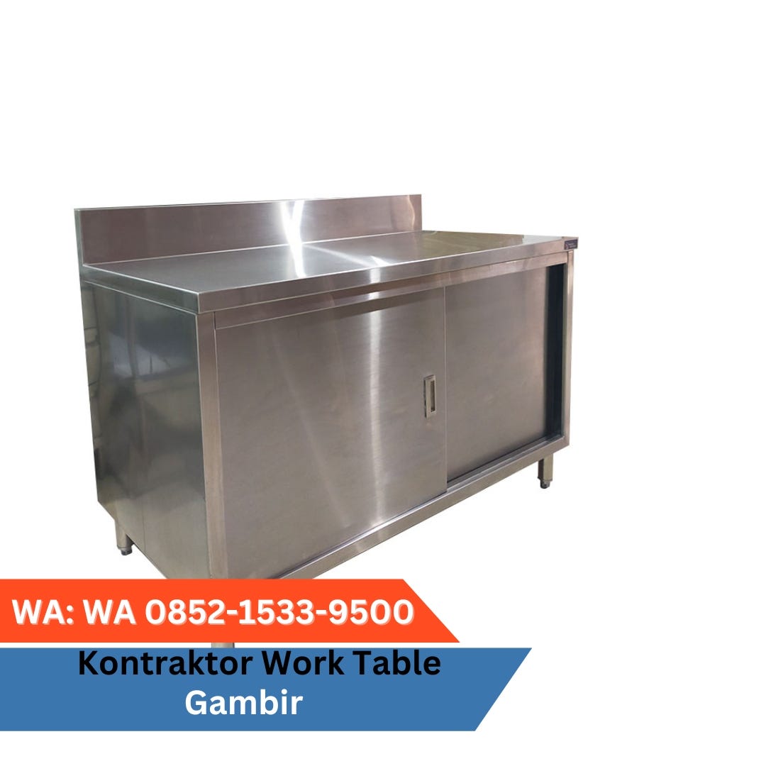KONTRAKTOR RESMI, WA 0852–1533–9500, Kontraktor Work Table Melayani ...