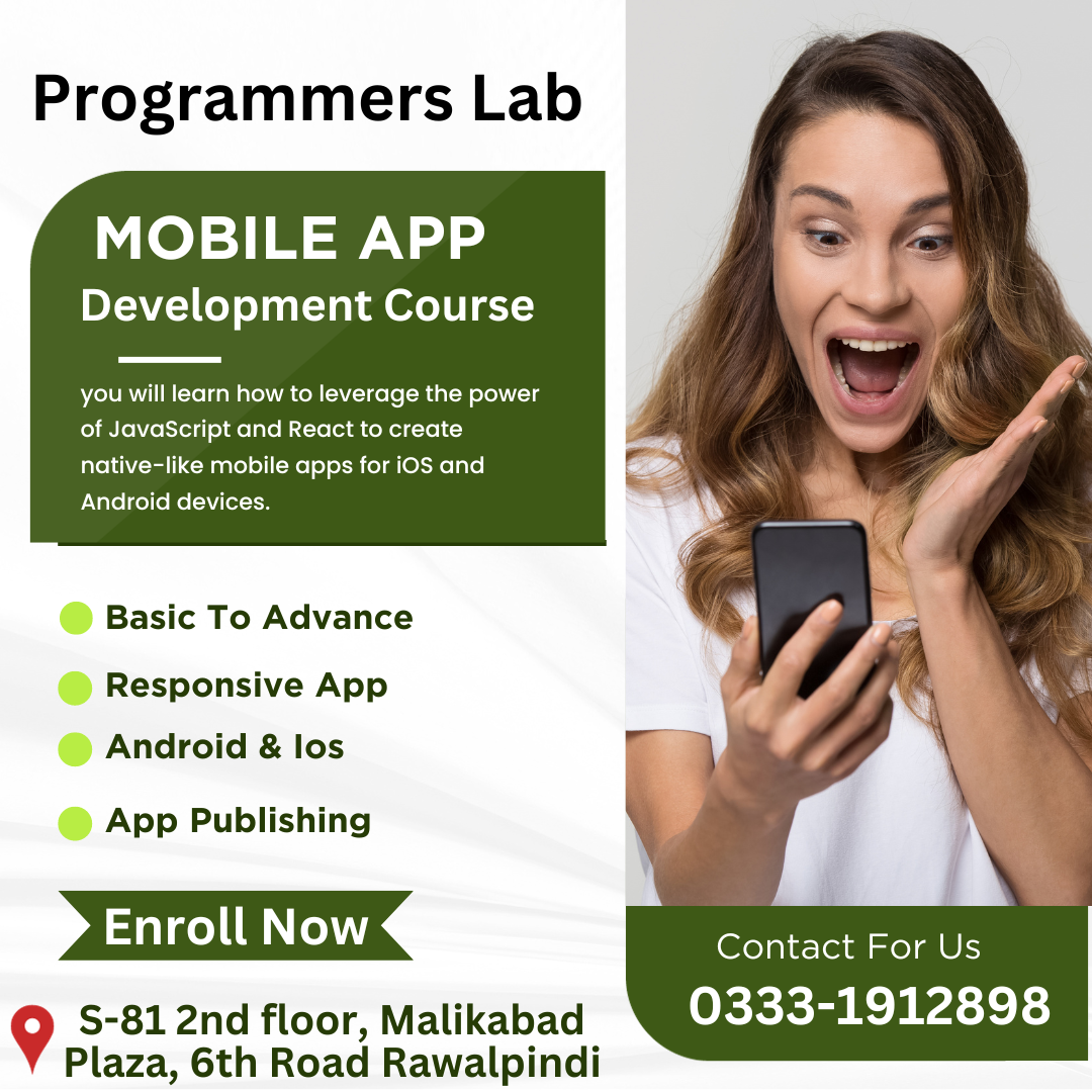 Mobile app development Course and Training Center in Rawalpindi ...