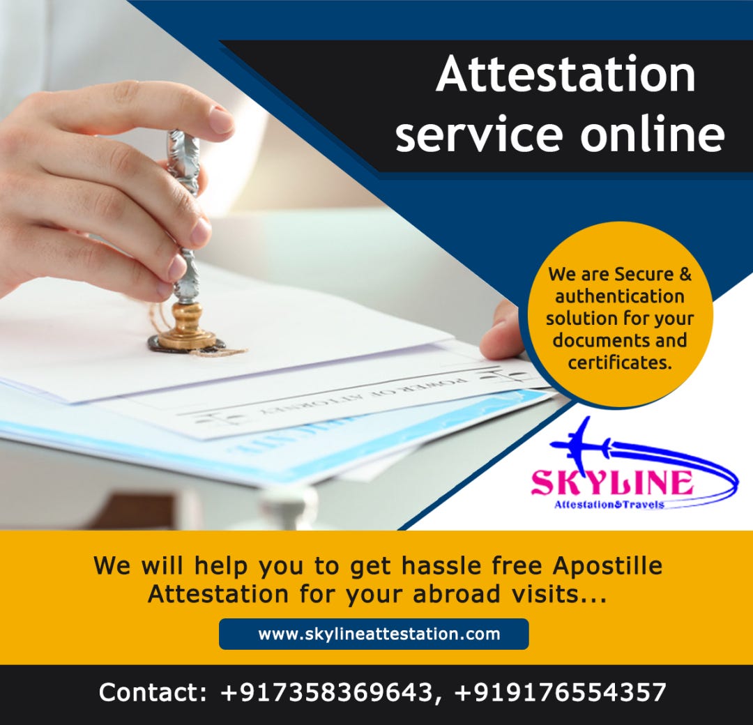 Getting Documents Attestation Online Is Easy With Skyline Attestation ...