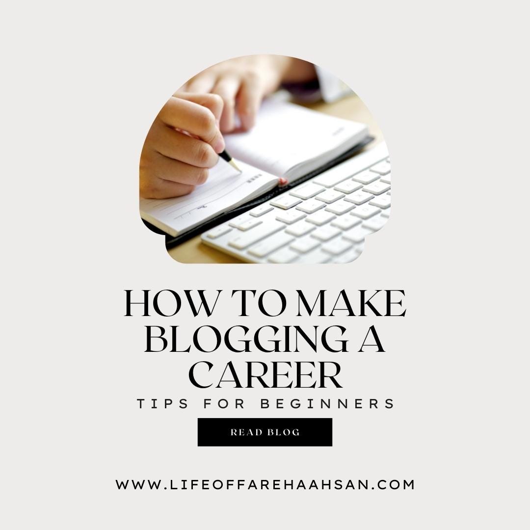 HOW TO MAKE BLOGGING A CAREER FOR READING THIS BLOG FOLLOW LINK https ...