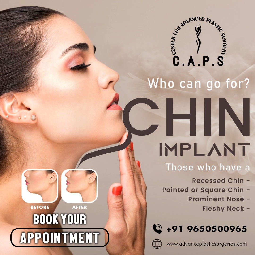 Chin Augmentation in Delhi - CAPS - Medium