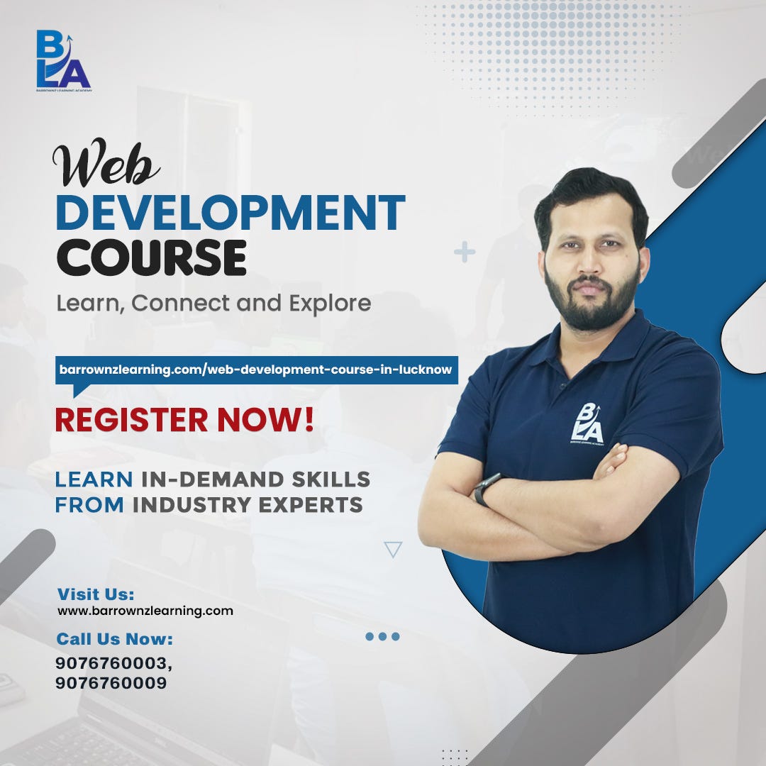 Website Development Course in Lucknow — Barrownz Learning | by Barrownz Learning Academy | Apr ...