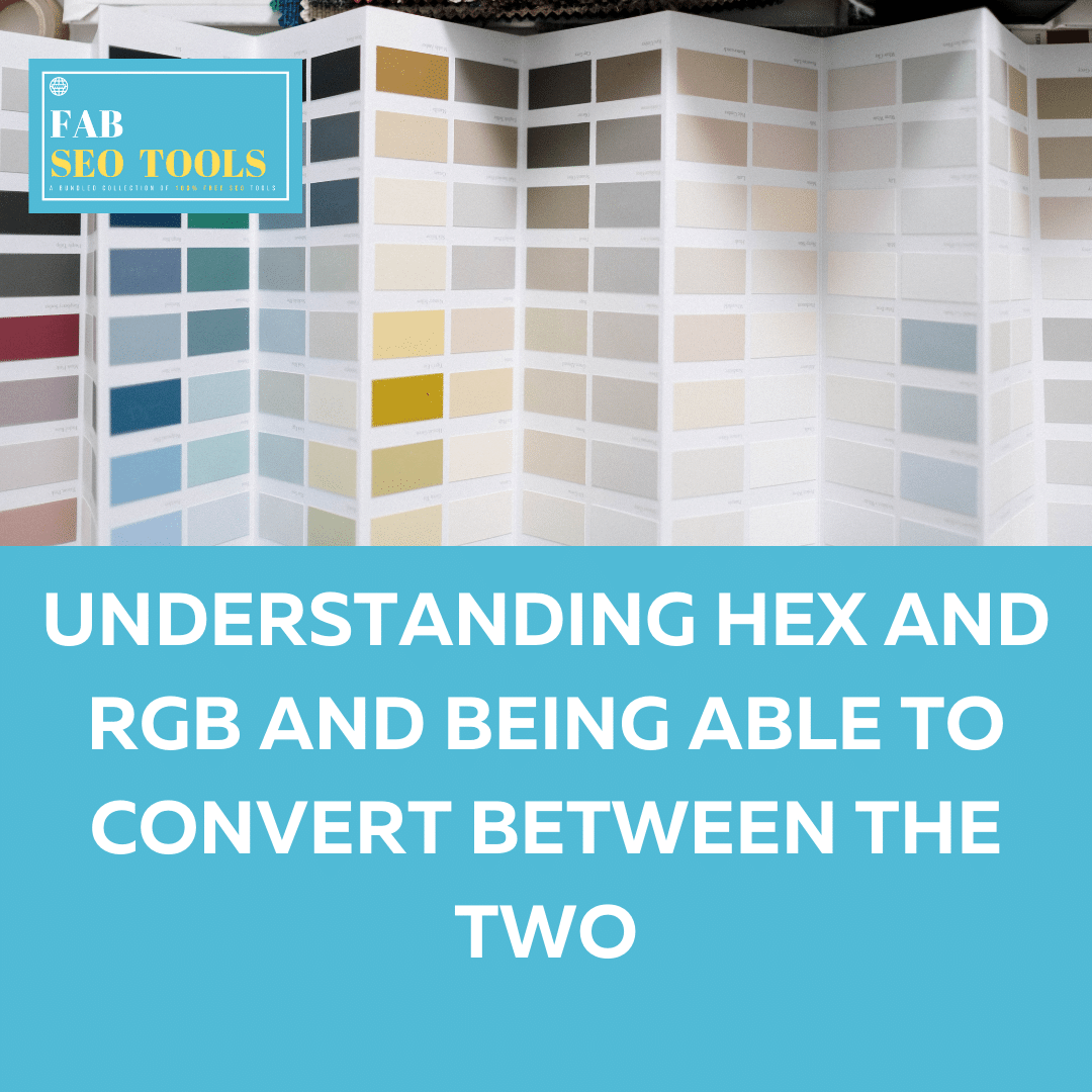 Understanding HEX and RGB and being able to convert between the two ...
