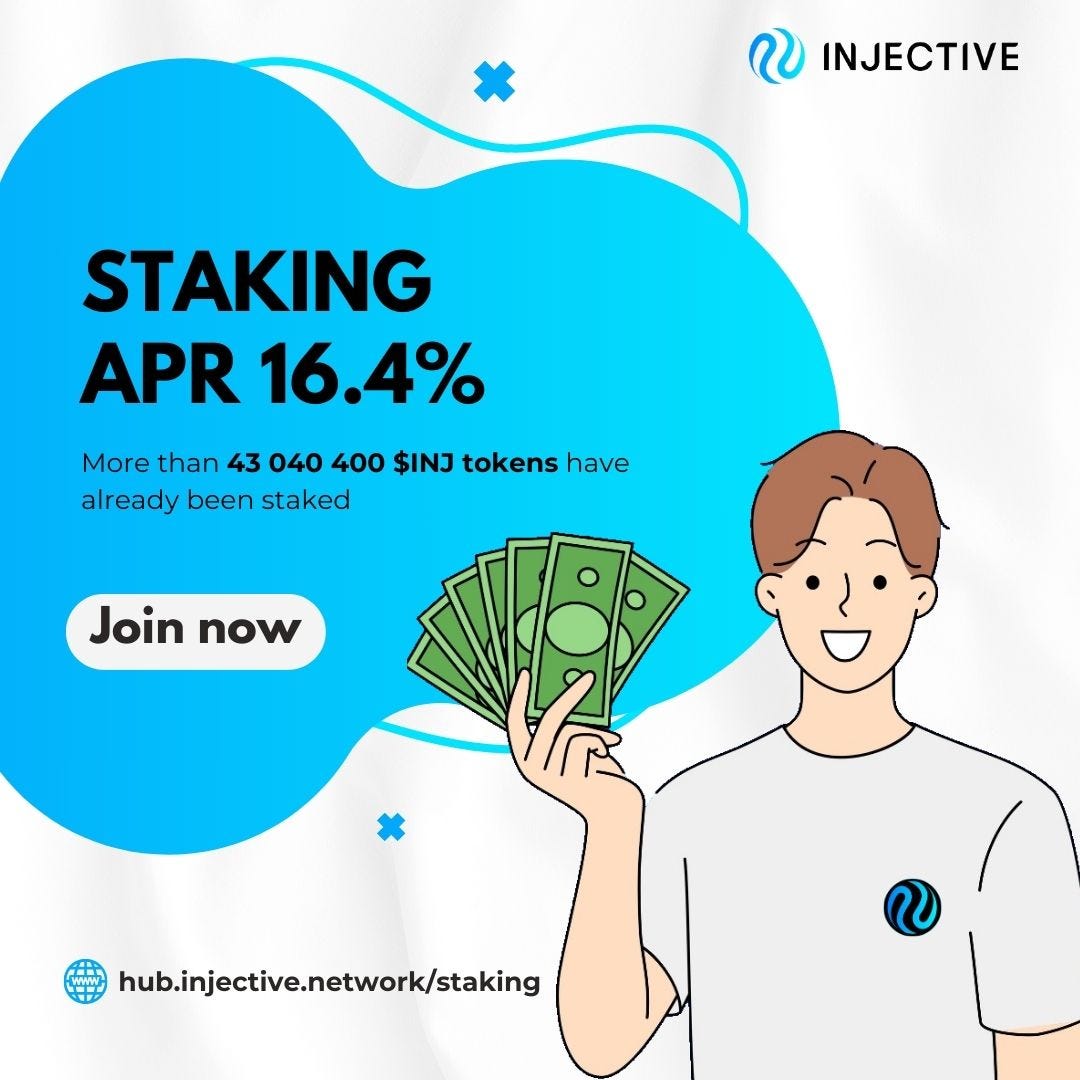 Crypto asset staking with Injective: A way to beat inflation and ... Crypto asset staking with Injective: A way to beat inflation and ...