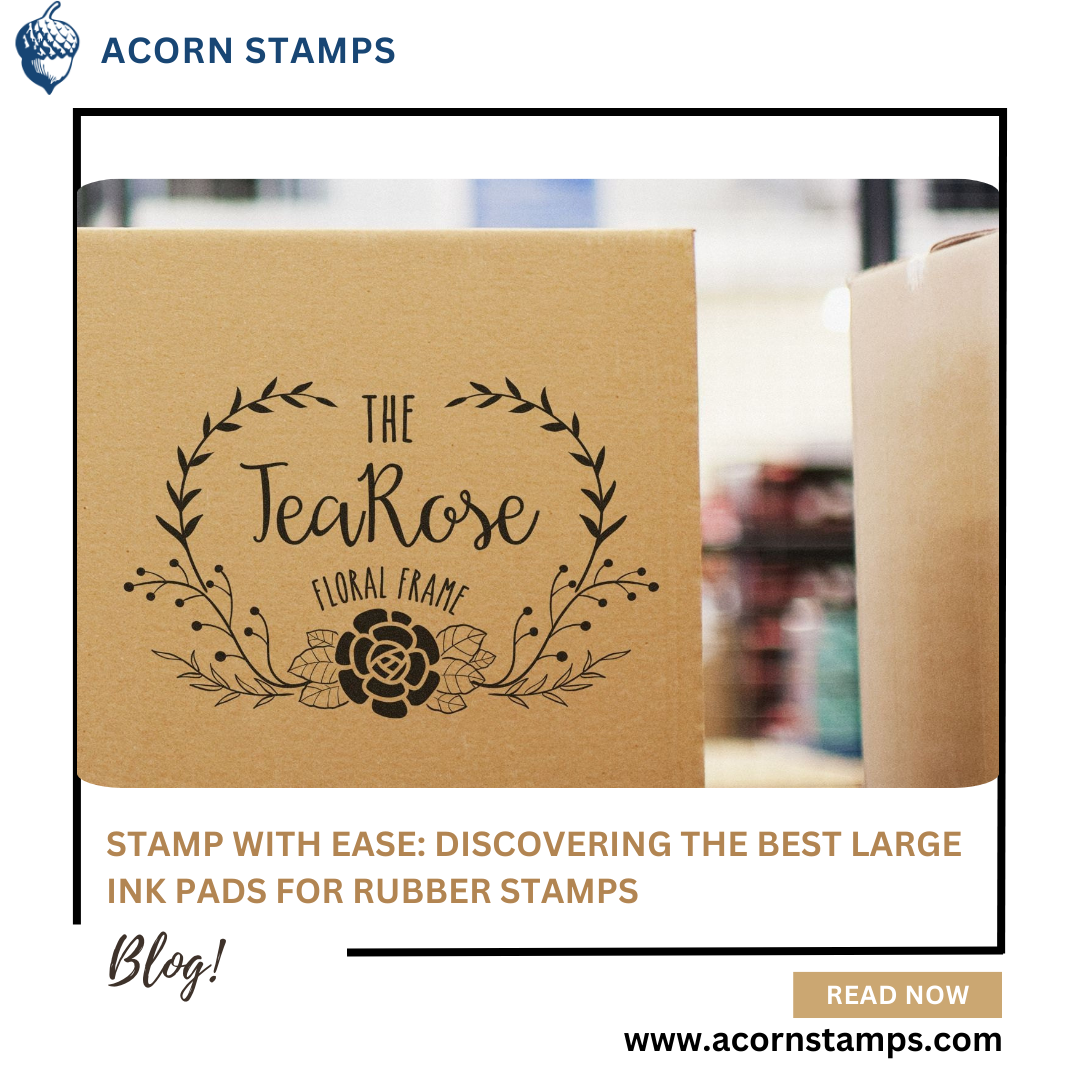 Stamp with Ease: Discovering the Best Large Ink Pads for Rubber Stamps ...