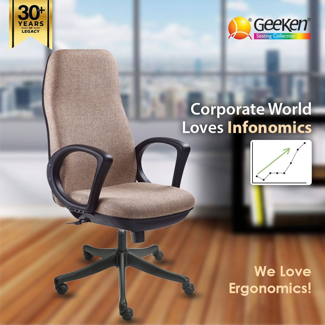 Ergonomic office chairs on sale - Geeken Seating collection - Medium
