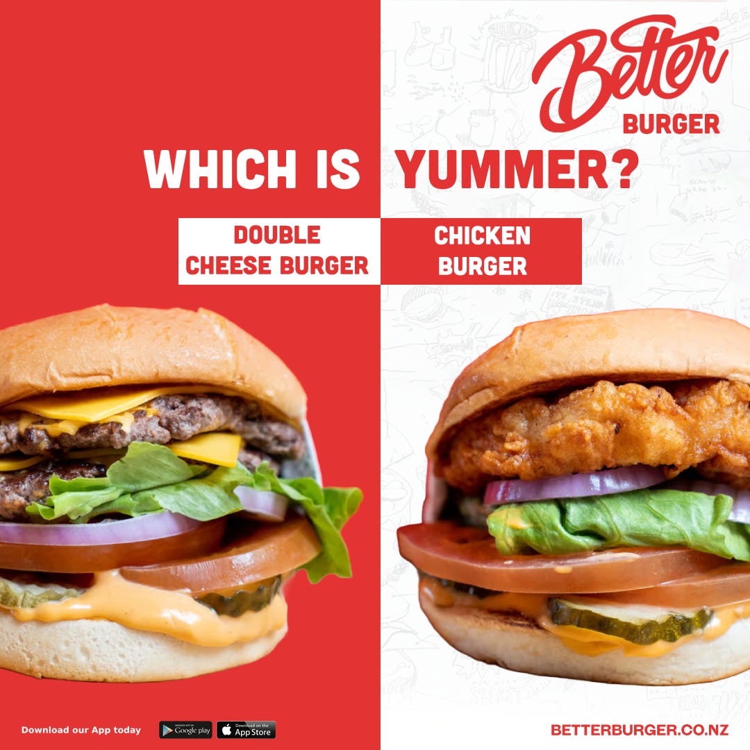 Which is Better Burger . Double Cheese Burger or Chicken Burger ...