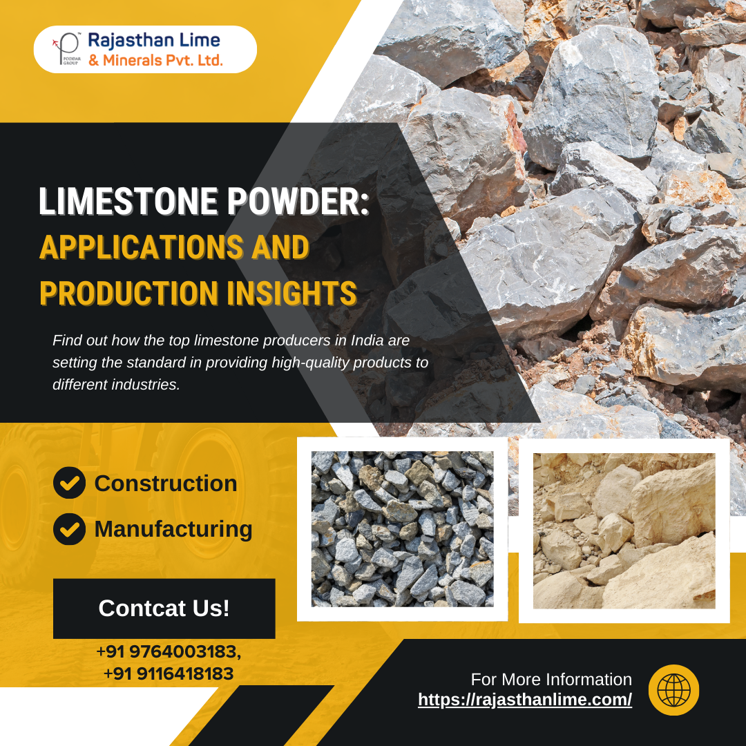 Limestone Powder: Applications and Production Insights | by Rajasthan ...