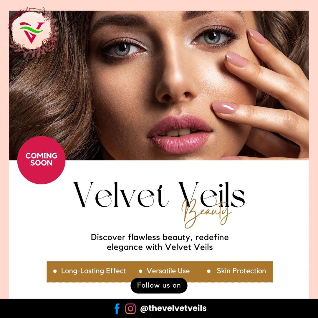 Coming Soon: The Velvet Veils — Your Gateway to Luxurious Skincare | by ...