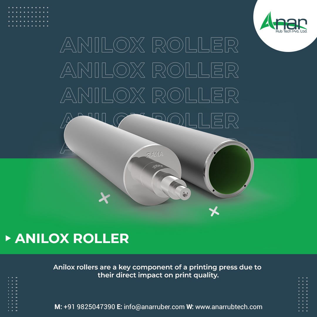 The Art of Efficiency Ceramic Anilox Roller Technology | by AnarRubber | Medium