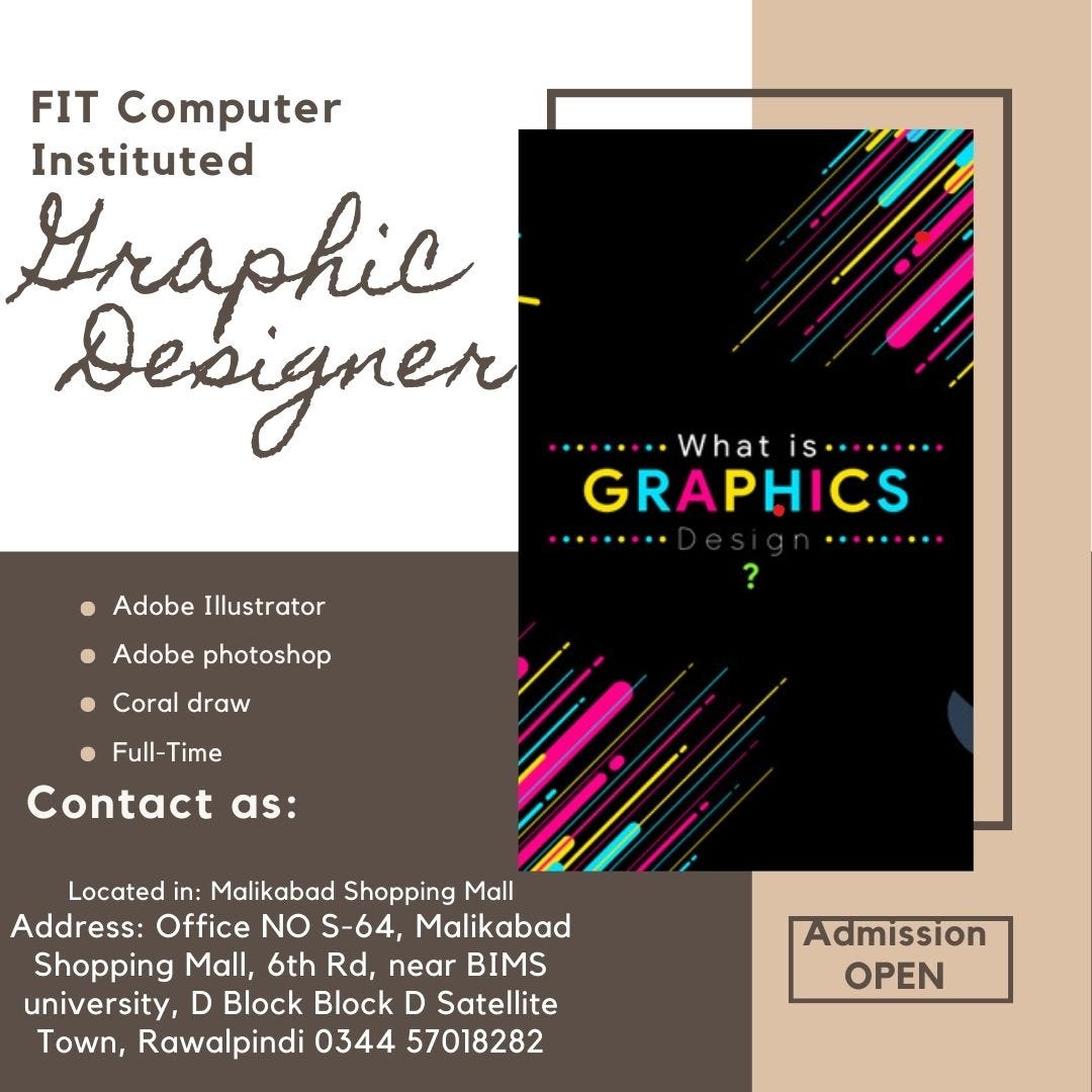 Graphic Design Institute In Rawalpindi | by FIT computer institute ...