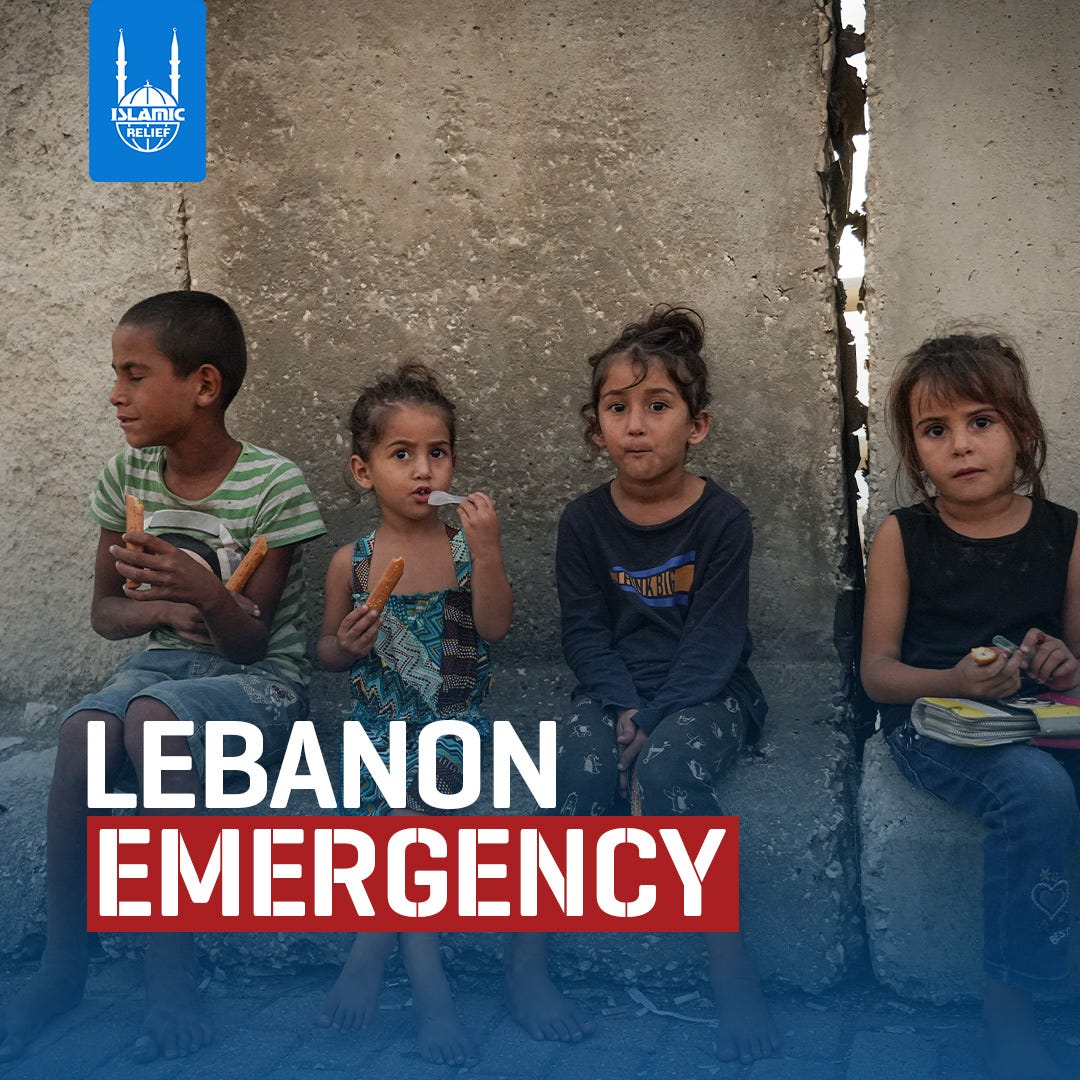 EMERGENCY: Lebanon Needs Your Help! | by Islamic Relief USA | ReliefLab ...