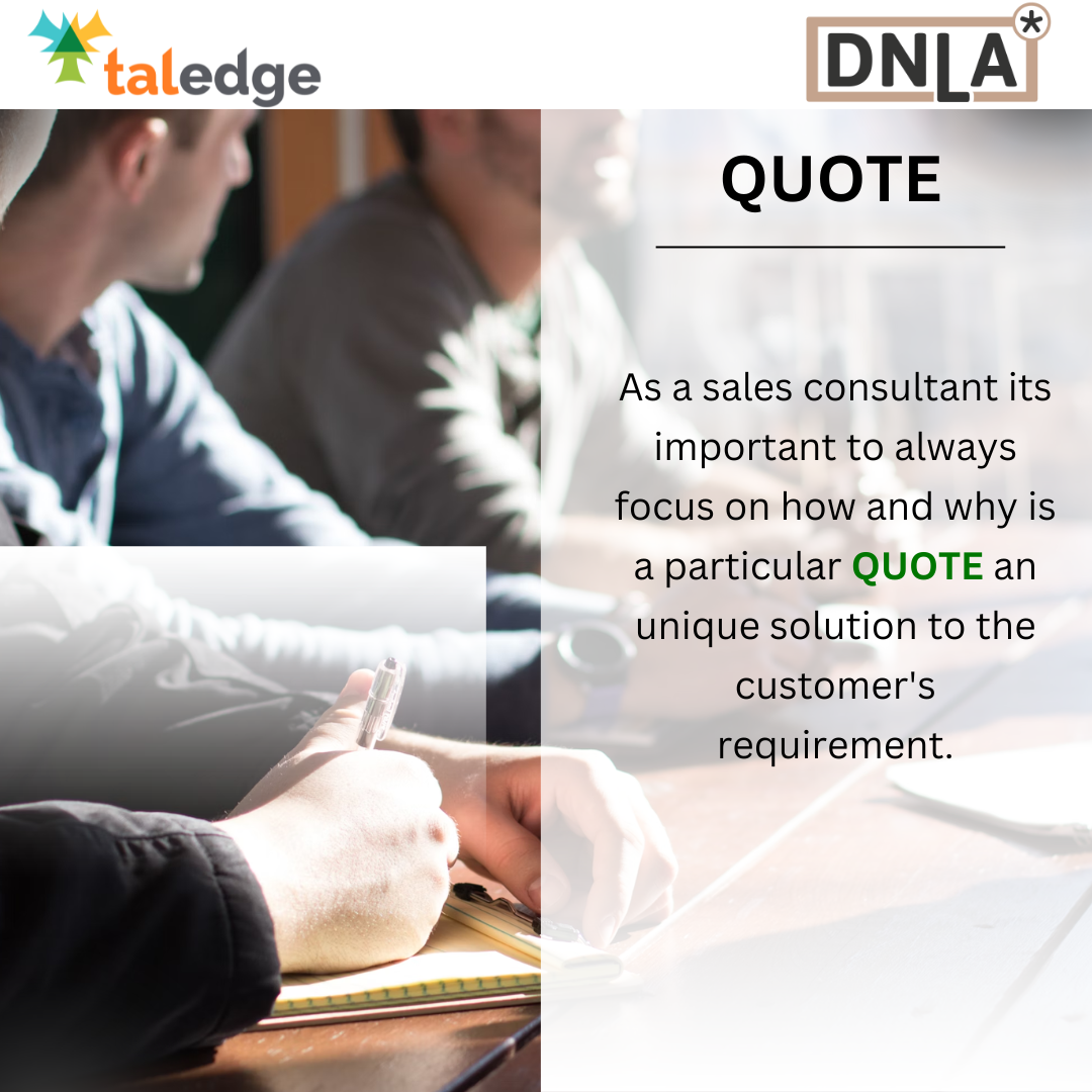 A critical competency “Quote” in Sales | by Taledge Solutions | Jun ...