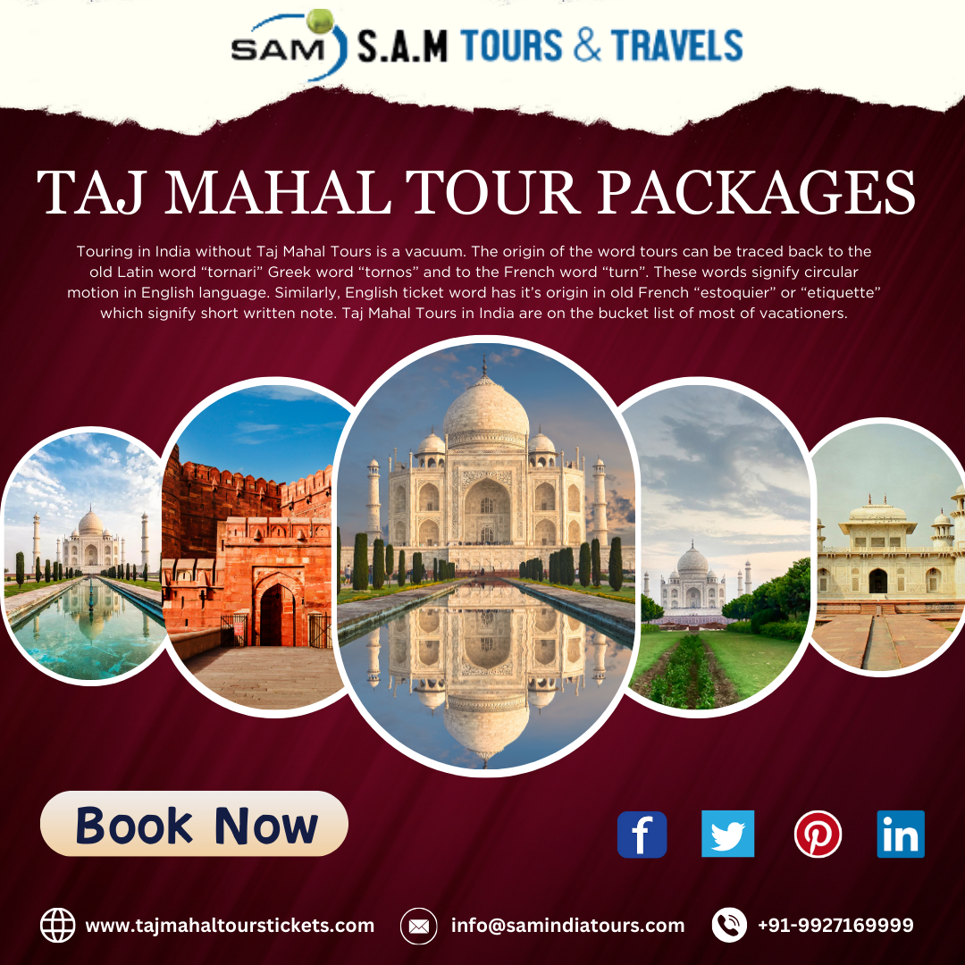 Taj mahal Tour Packages. Experience the wonder of the Taj Mahal… | by ...
