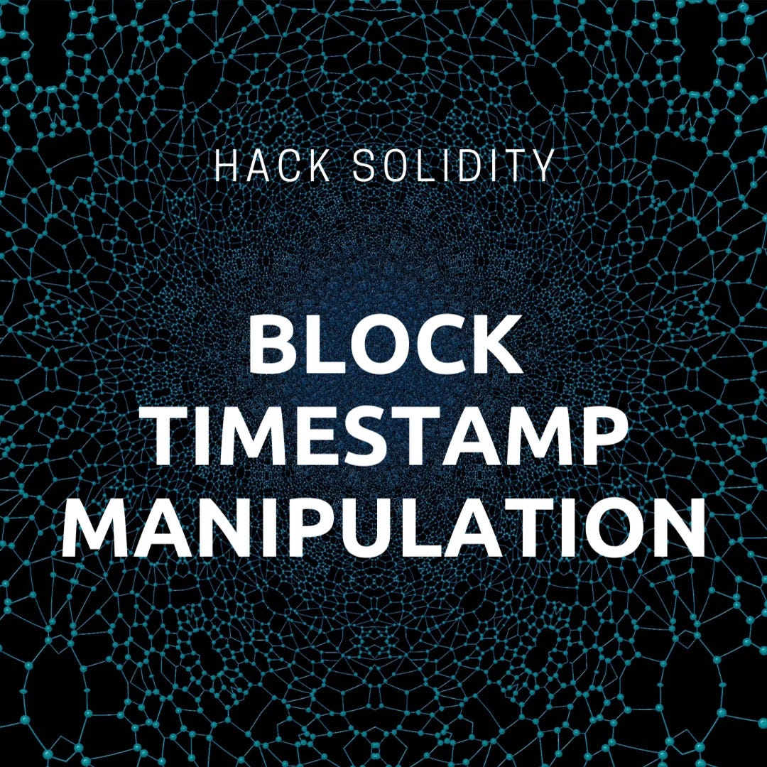 Timestamp Manipulation. When a smart contract uses the… | by Olympix | Medium