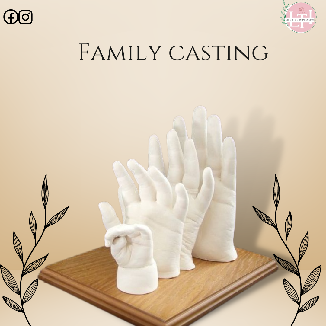 Family casting - lifetime impressions - Medium