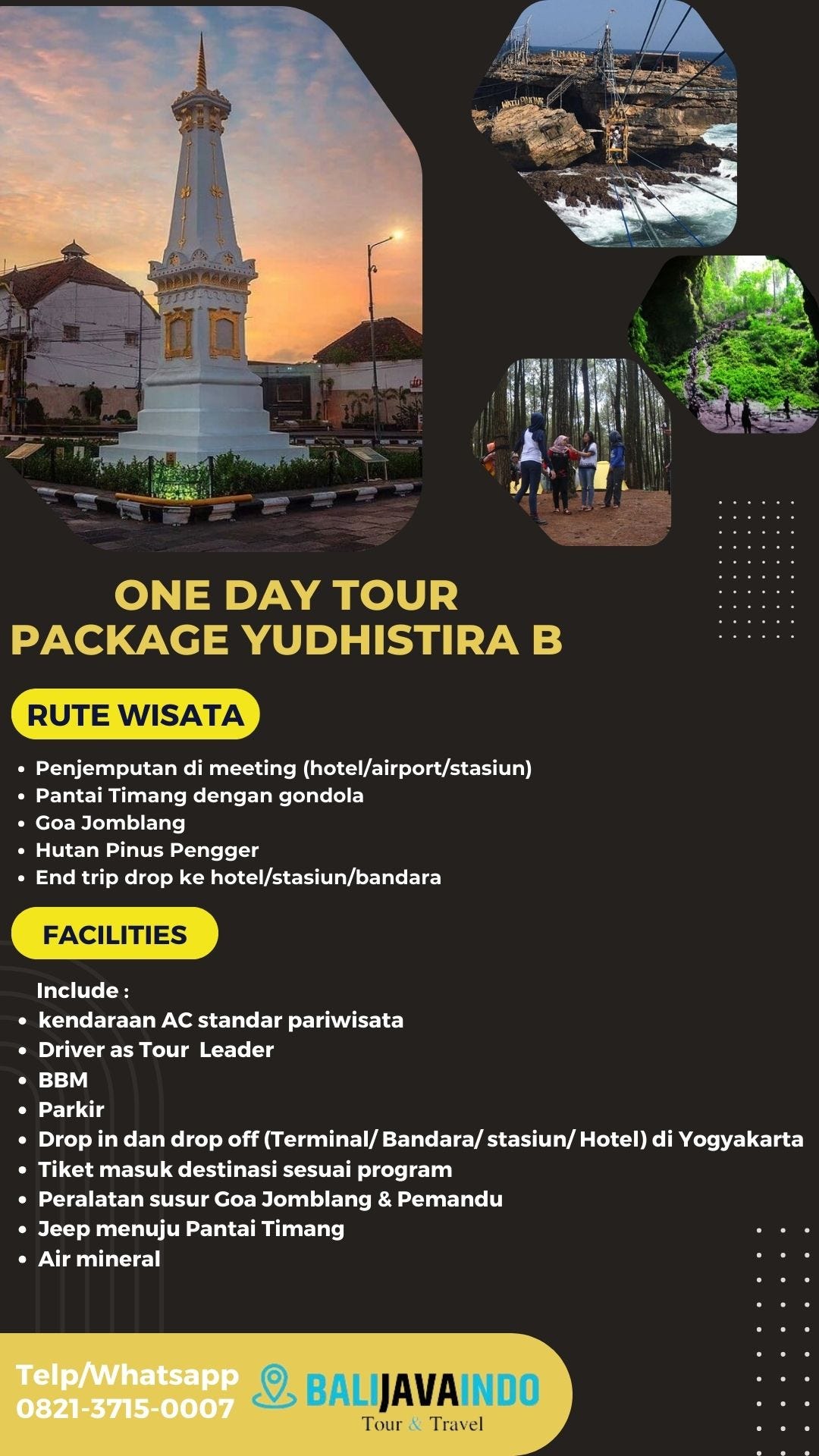 ONE DAY TOUR PACKAGE YUDHISTIRA A - Wisataunggulanjogja - Medium