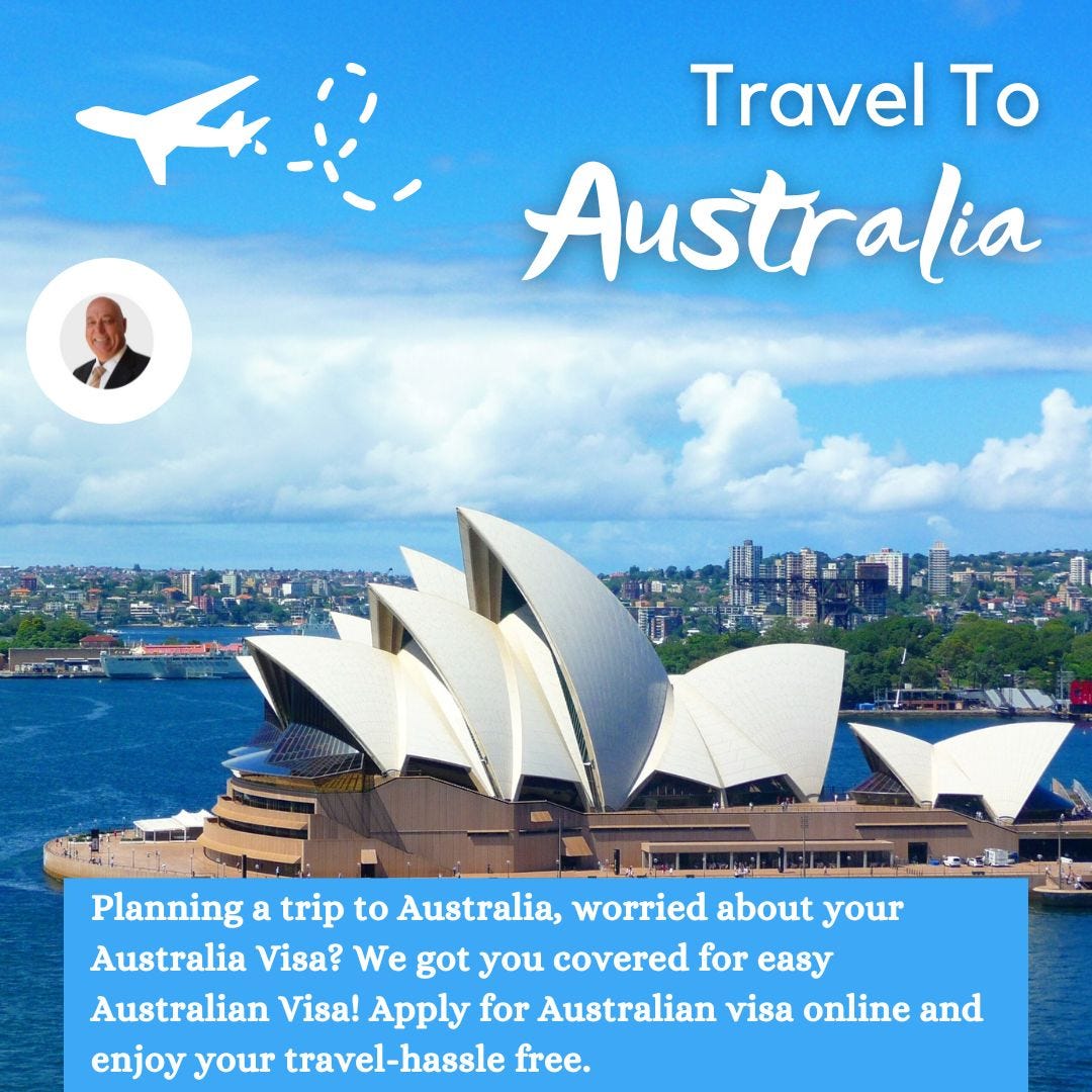 Peter Rozsy — Planning a trip to Australia, worried about your Australia Visa? - Peter Rozsy ...