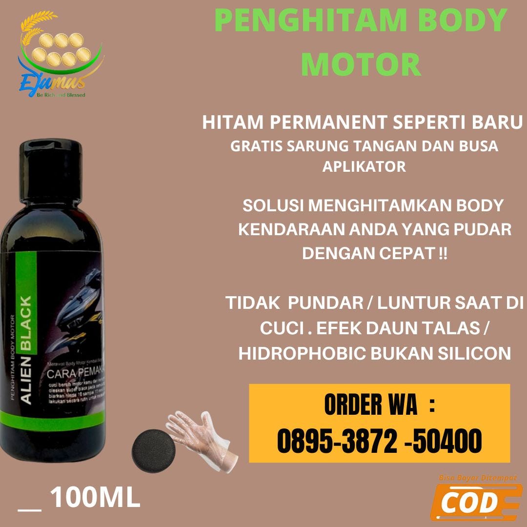 SUPER BAGUS DAN AMAN Hub. WA : 0895–3872–50400, Jual Penghitam Body ...