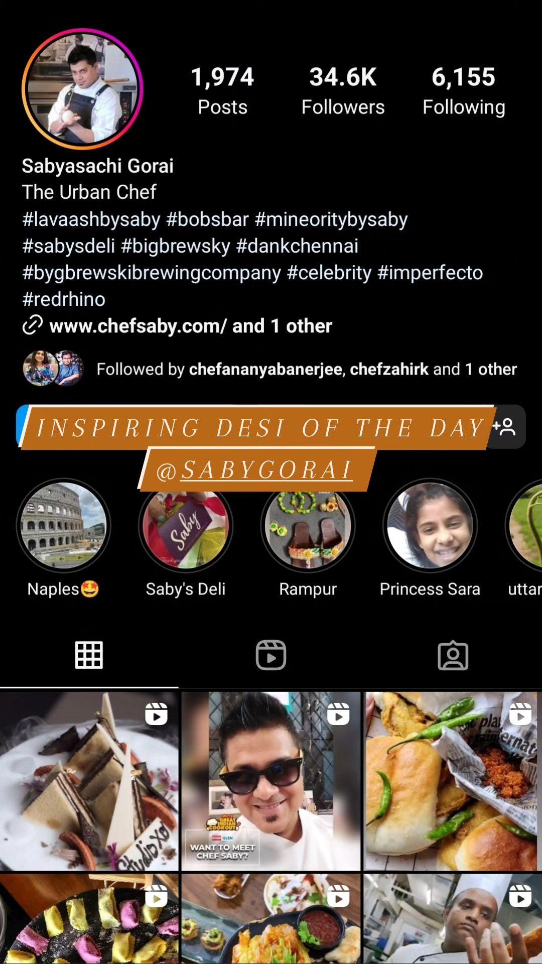 Chef Sabyasachi Gorai: Inspiring Desi of the Day - Zeeshan Zaidi - Medium