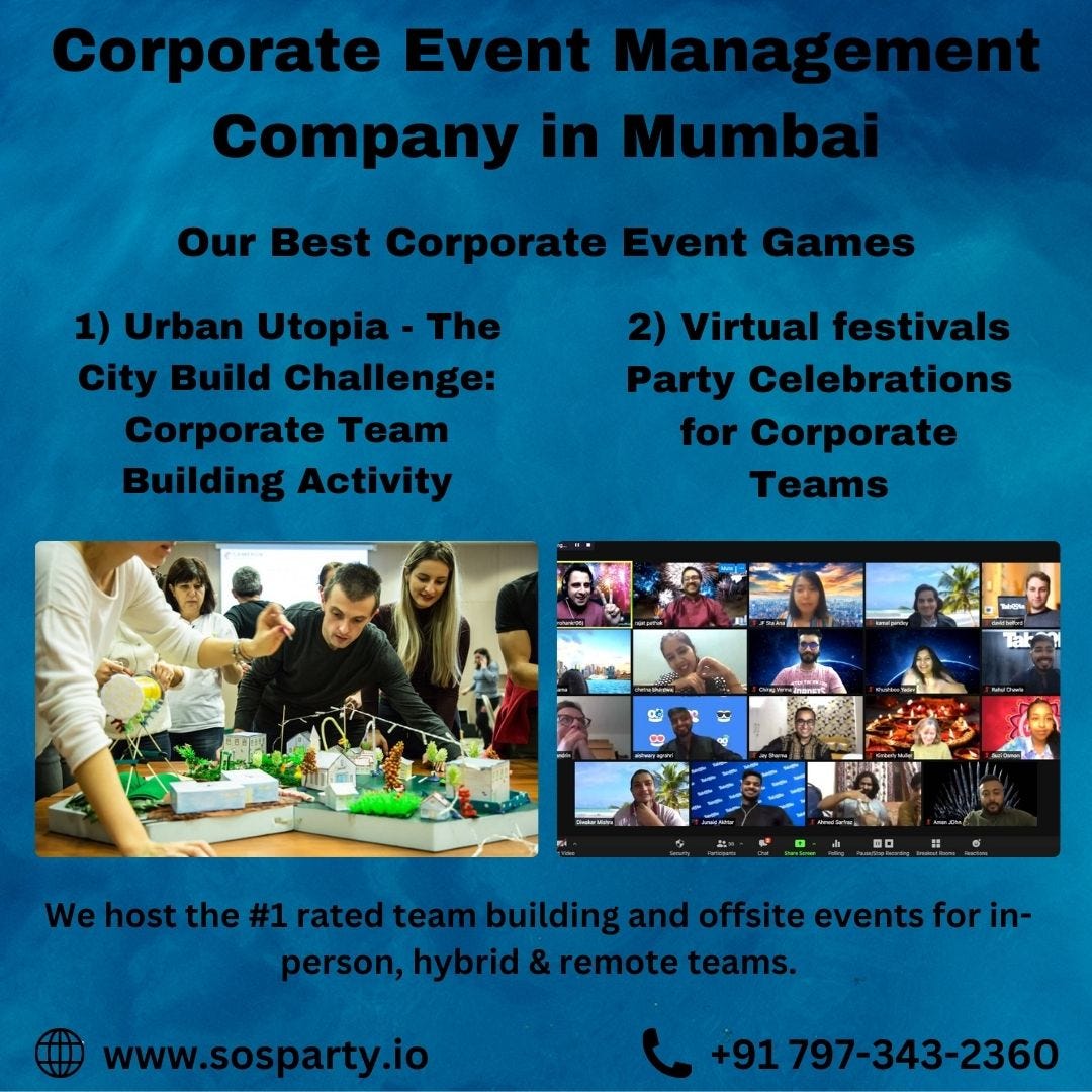 Corporate Event Management Company in Mumbai - do aryan - Medium