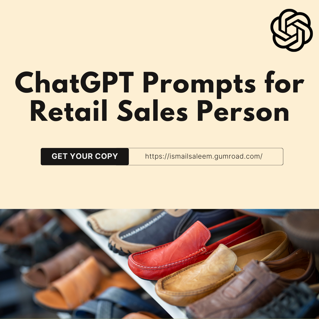 ChatGPT Prompts for Retail Sales Person | by Hams AI Tech | Medium