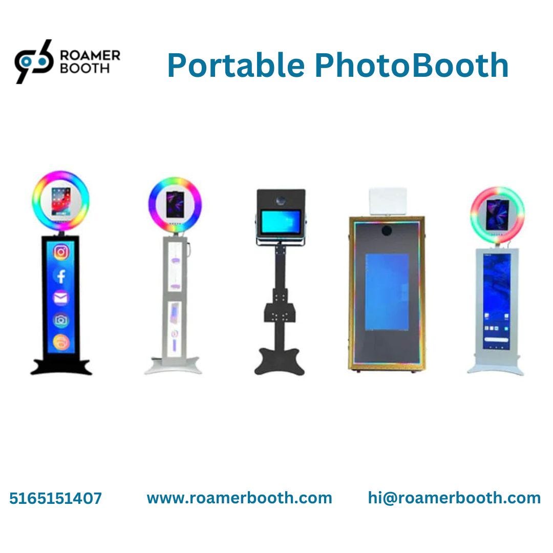 Make Every Moment Count with Our Portable PhotoBooth | by Roamer Booth ...