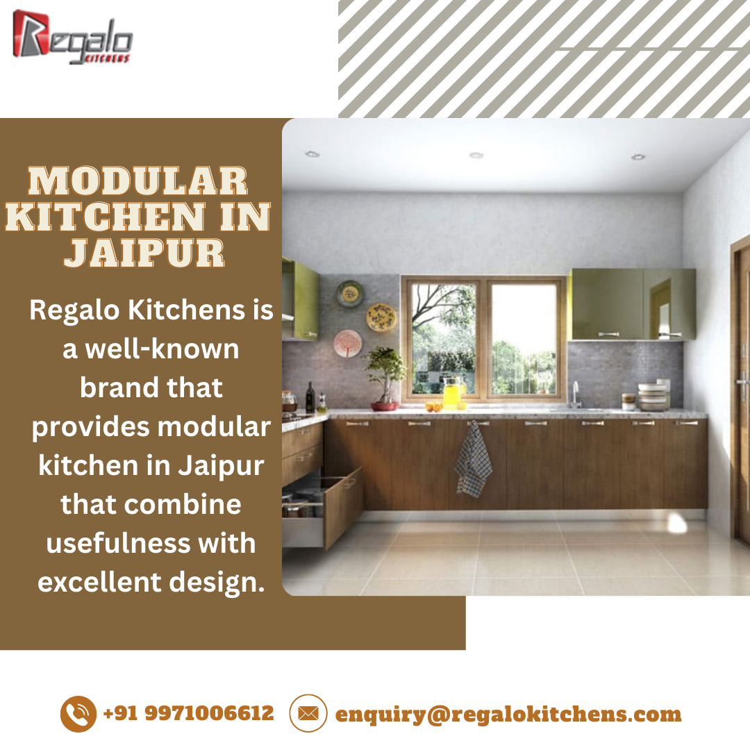 Modular Kitchen in Jaipur - Kitchen Design - Medium