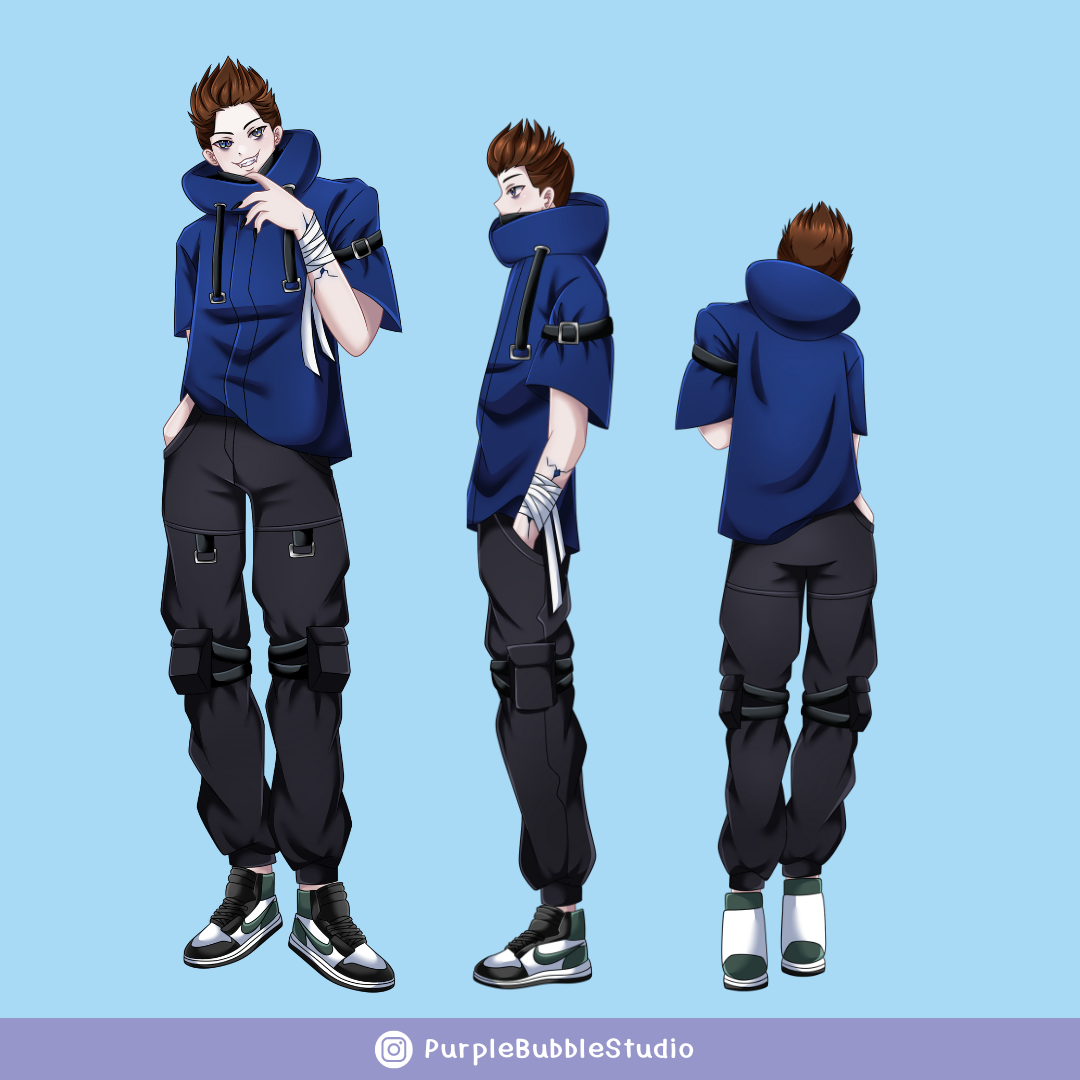 Bringing Life to Your Projects: Character Sheet in Blue | by ...