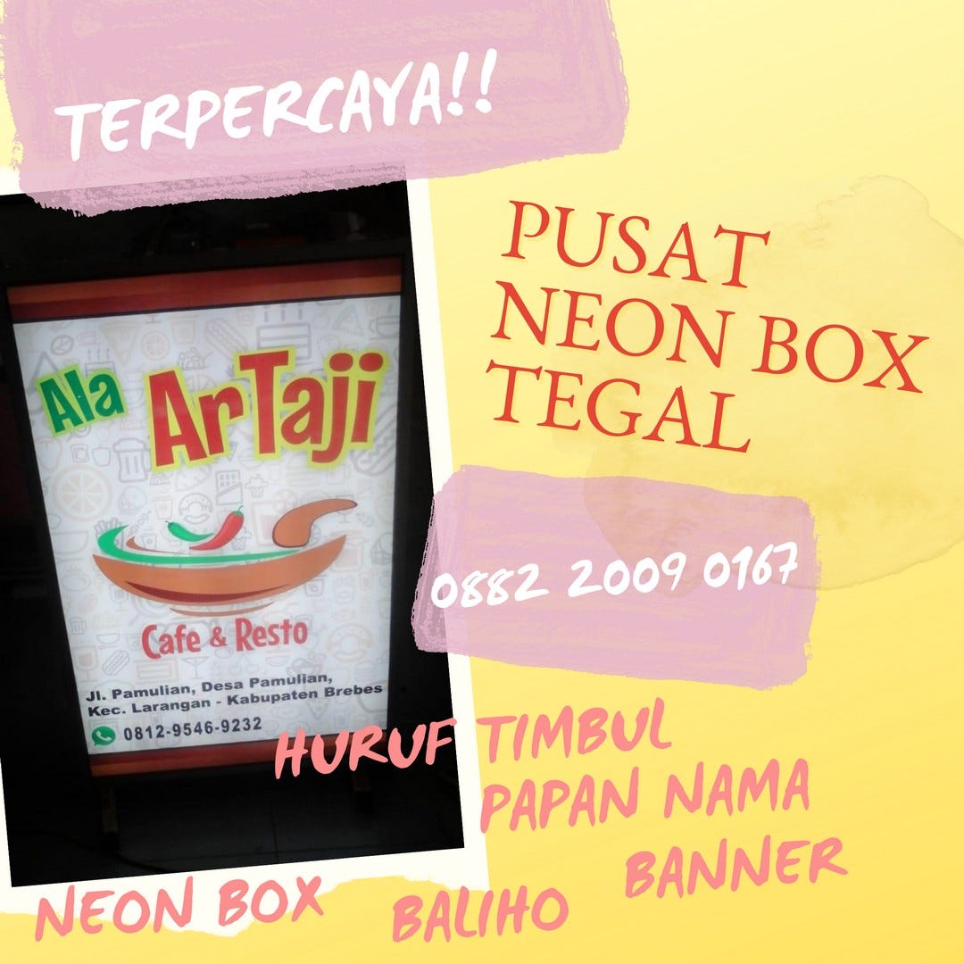 PROMO!! NEON BOX MURAH, HURUF TIMBUL, BALIHO WA 0882 2009 O167 - risma ...