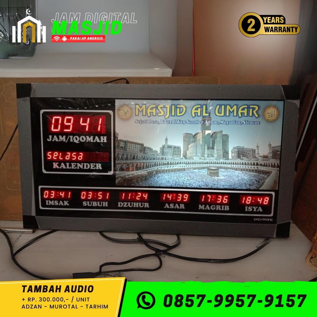 [ 0857–9957–9157 ] Harga Jam Masjid Digital di Jakarta Barat | Ada ...