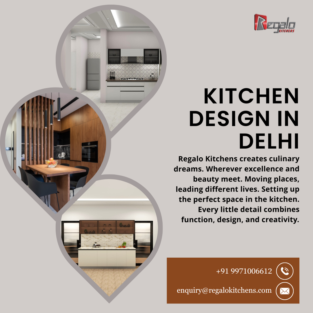 Kitchen Design In Delhi | Regalo Kitchens - Regalo kitchens - Medium