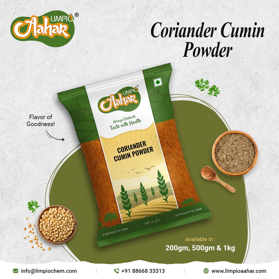 Coriander Cumin Powder. Flavor of Goodness! | by Limpio Aahar | Medium