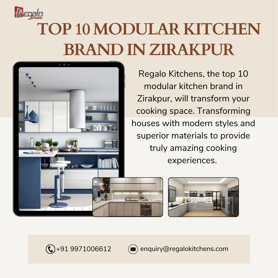Top 10 Modular Kitchen Brand in Zirakpur | Regalo Kitchens - Regalo ...