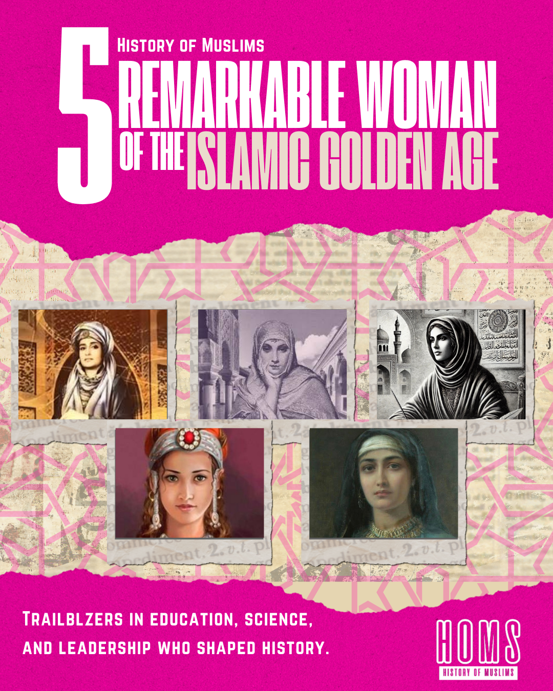 5 Remarkable Women of the Islamic Golden Age | by History Of Muslims ...