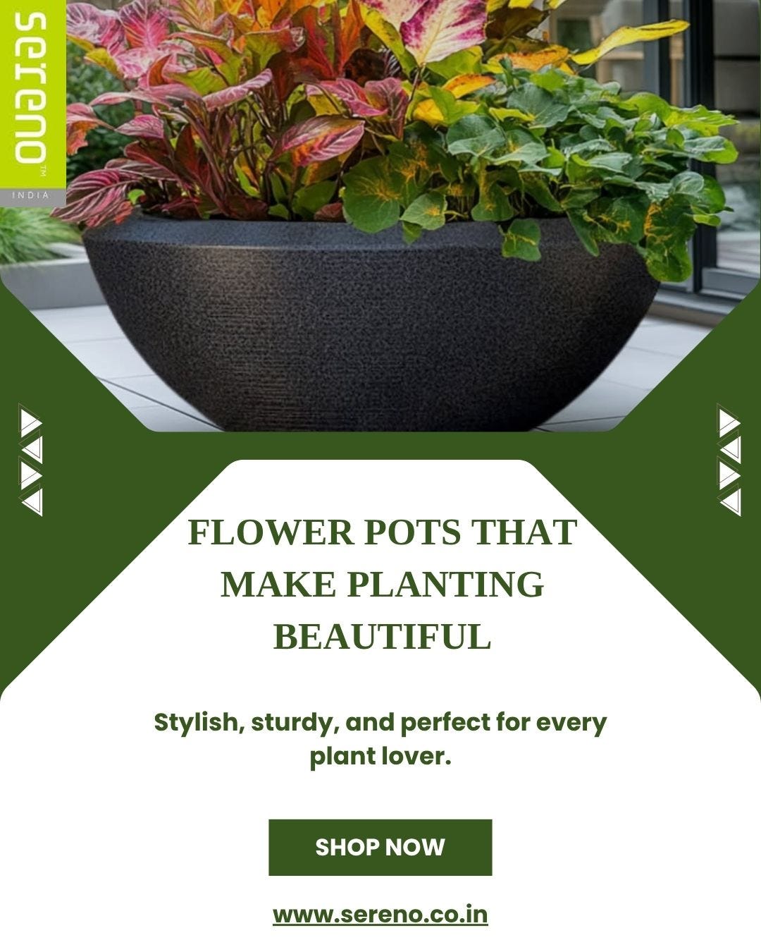 Add Beauty to Every Plant with Stunning Flower Pots - Sereno ...