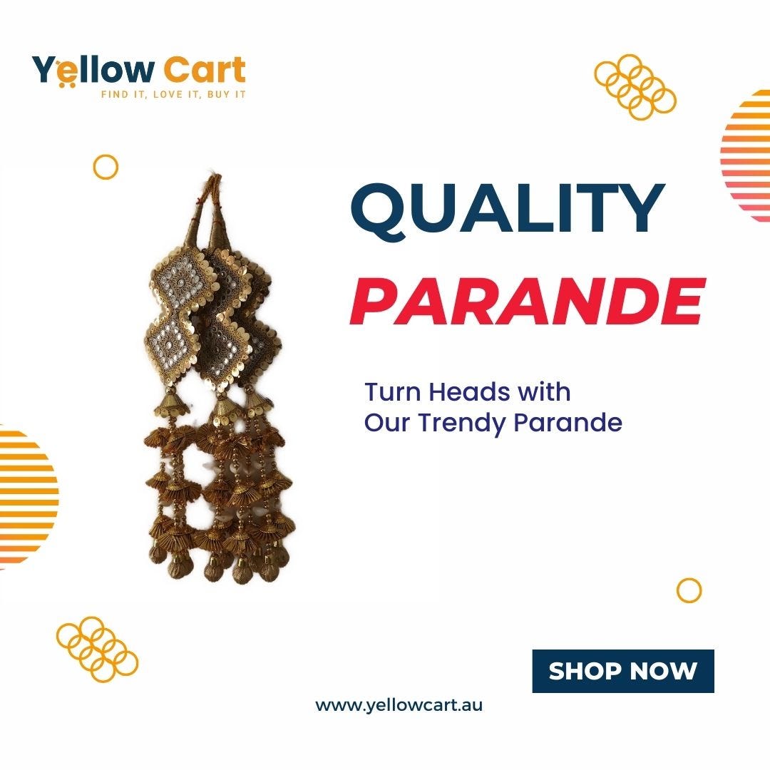 Grab Everyone’s Gaze with our Fashionable Parande! - Yellow Cart Pty ...