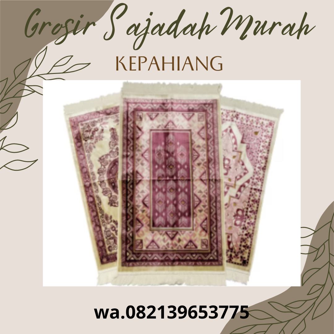 Jual Sajadah Kepahiang 0821–3965–3775 | by Dickahrdn | Medium