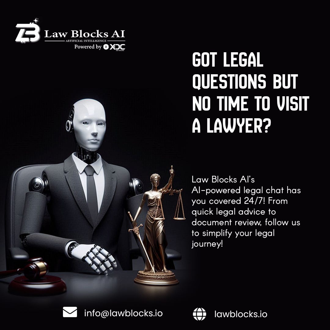 24/7 Personal AI Legal Assistant | Law Blocks AI | by Lydia Joyce | Sep ...