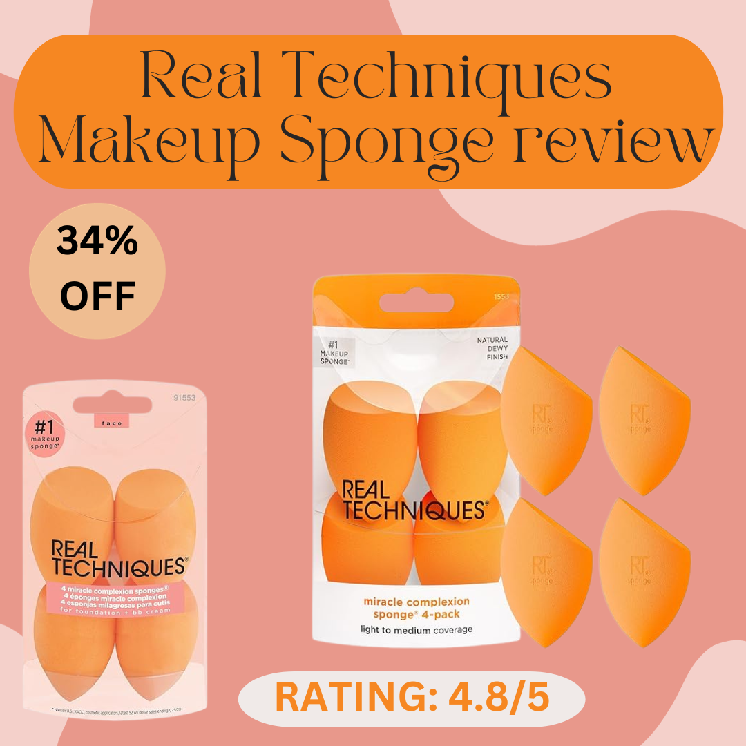 Real Techniques Makeup Sponge review. (34% Discount + 4.8/5 R) | by ...