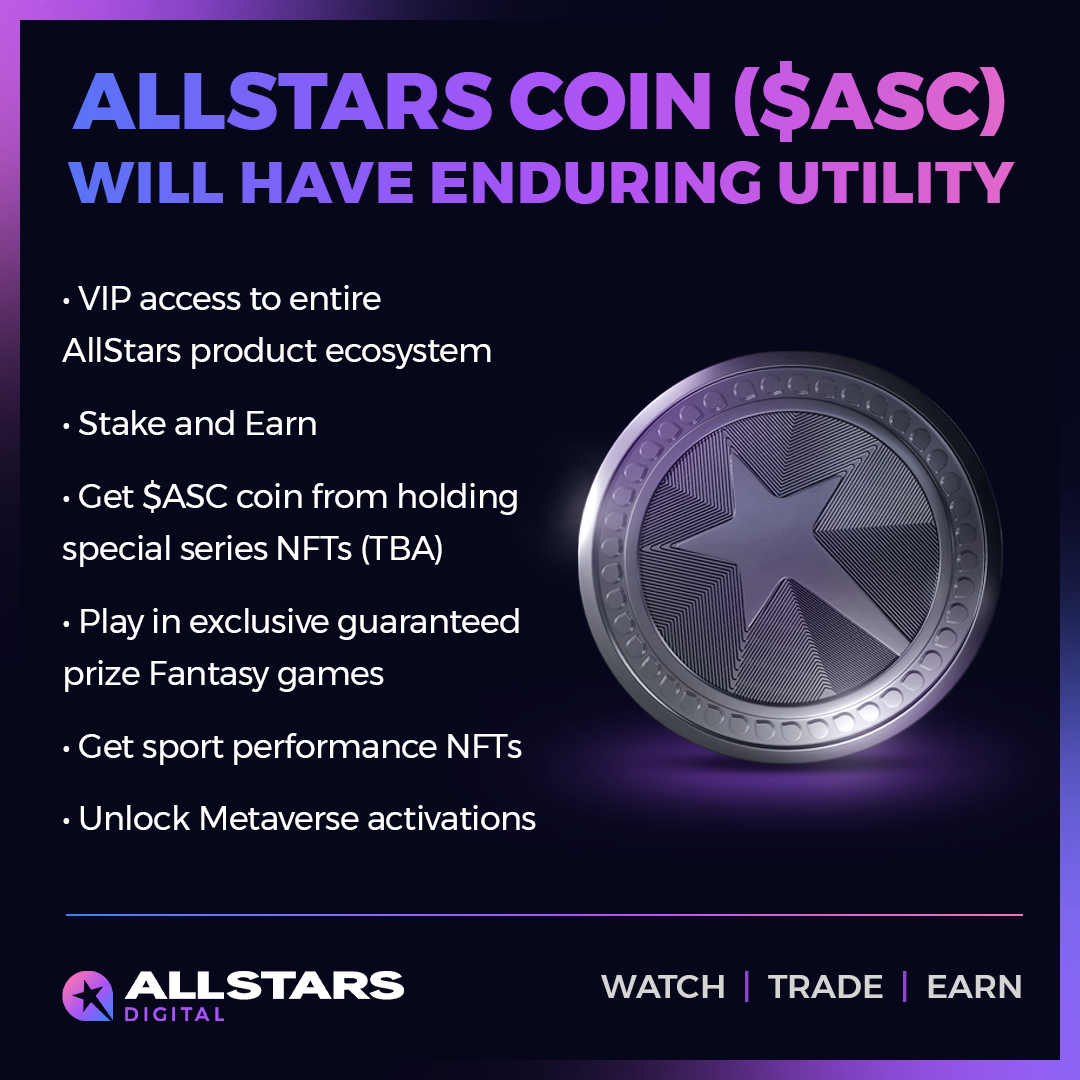 AllStars Coin will have enduring utility - AllStars Digital - Medium
