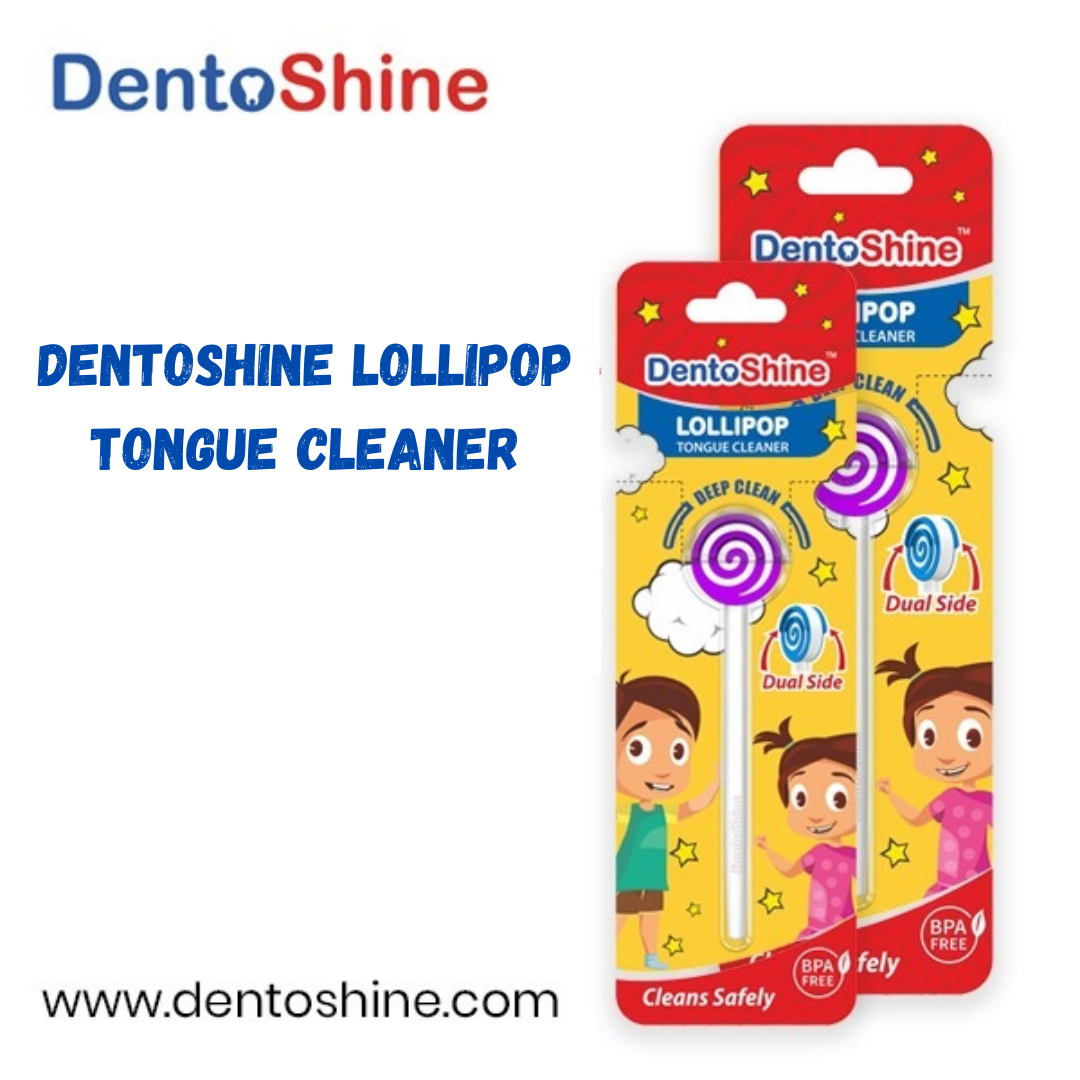 Dentoshine Lollipop Tongue Cleaner| Dento Shine - Dento Shine - Medium