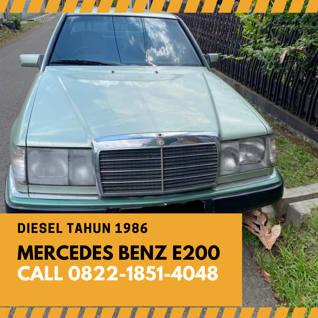 Jual Mobil Mercy Lama e200 Diesel tahun 1986, WA 08164875585, Pajak ...